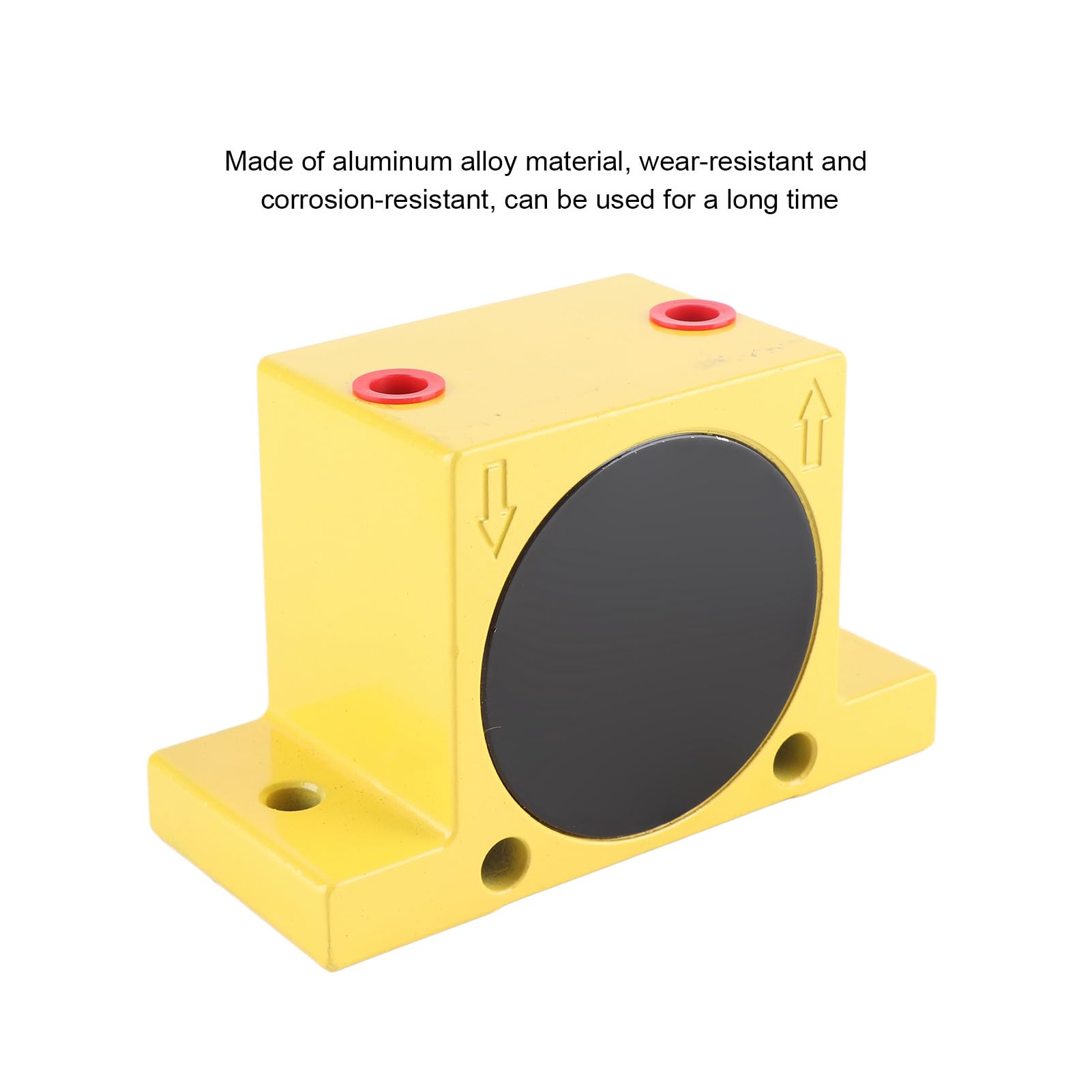 1/4in Pneumatic Vibrator, Silent Air Turbine Vibrator, Industrial Pneumatic Turbine Vibrator Eccentric Rotation Oscillator for Sandblaster Cabinet Vibrating Platforms