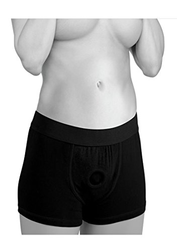 Strap U Mod Strap On Style Harness with Built in O Ring, Large/X-Large, Black