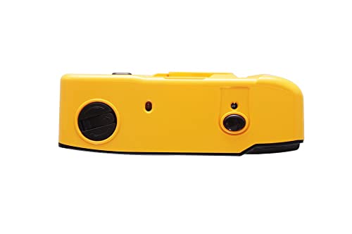 Kodak M35 35mm Film Camera (Yellow) - Focus Free, Reusable, Built in Flash, Easy to Use