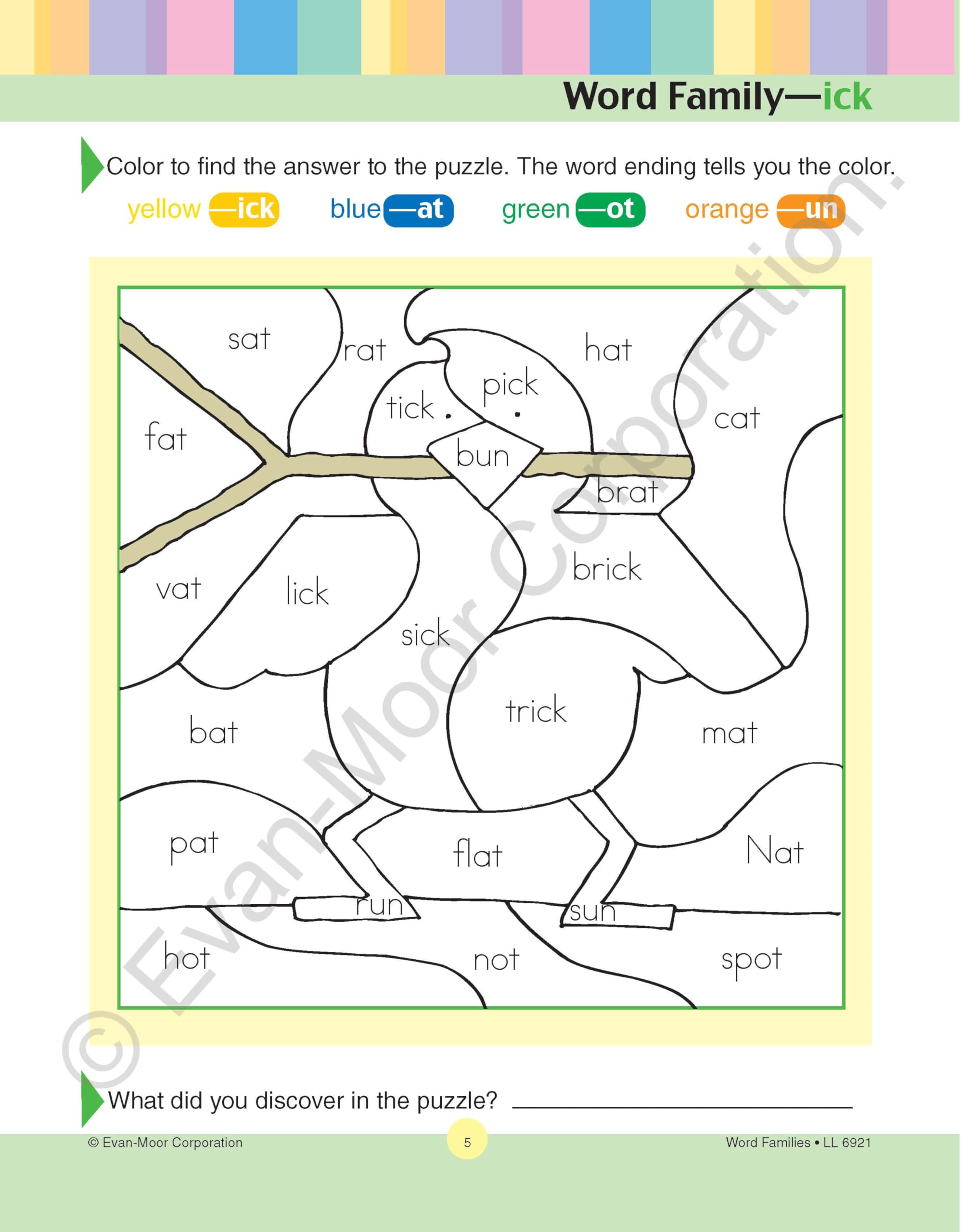 Word Families (Learning Line)