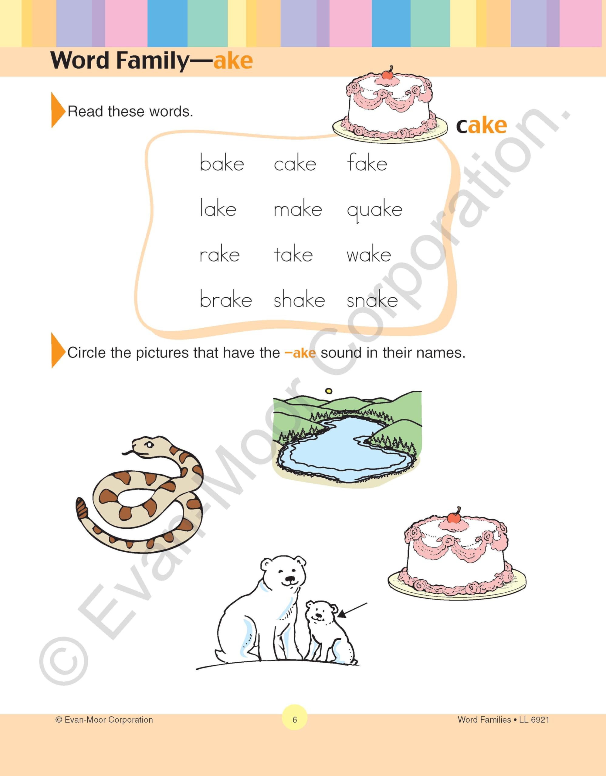Word Families (Learning Line)