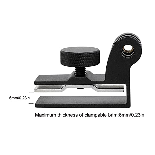 PellKing Baseball Cap Metal Clip Mount Baseball Cap Clamp Quick Release Mount Compatible with GoPro Hero 10 9 8 7 6 5 Black,DJI Osmo Action 2,AKASO and Most Action Cameras