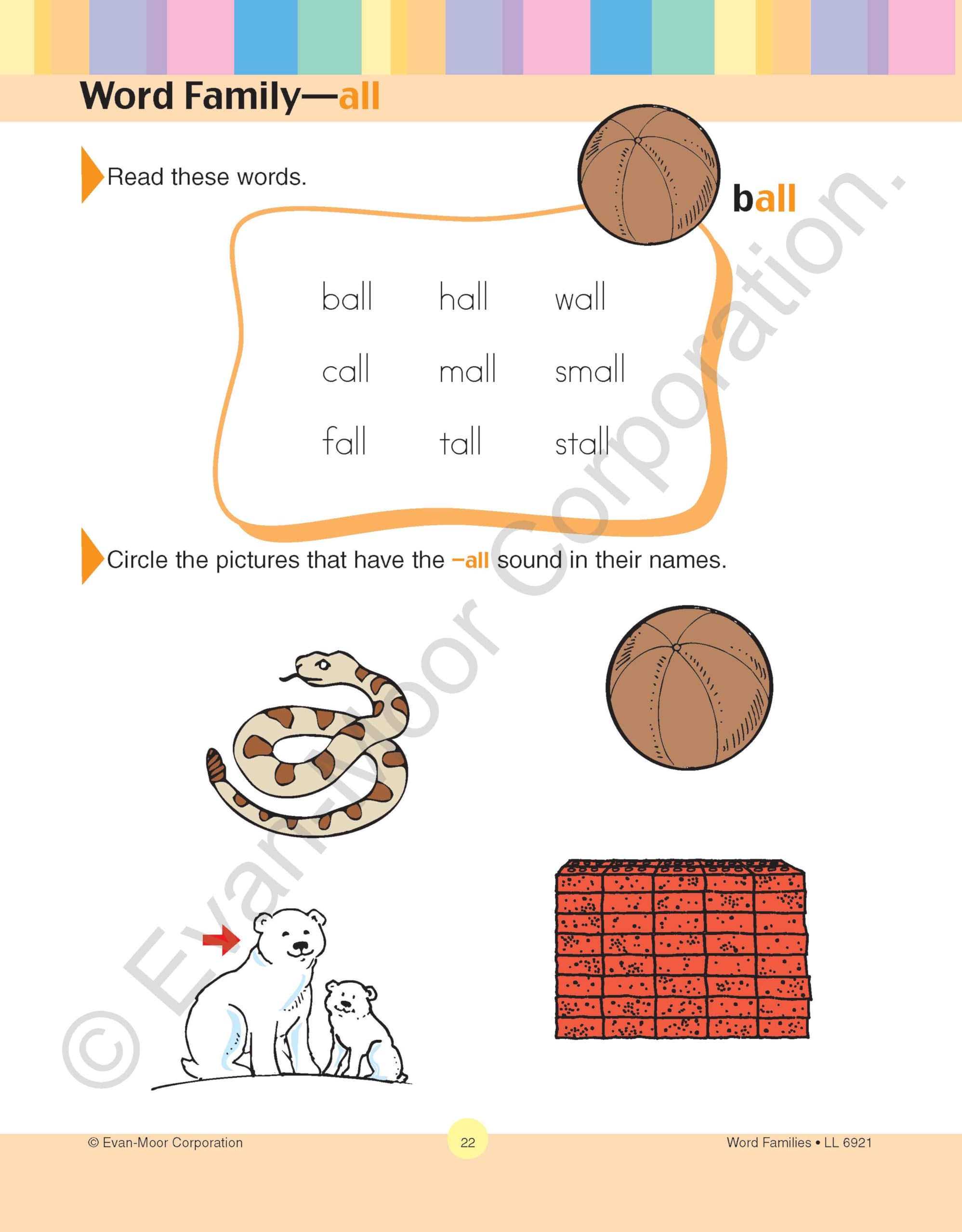 Word Families (Learning Line)