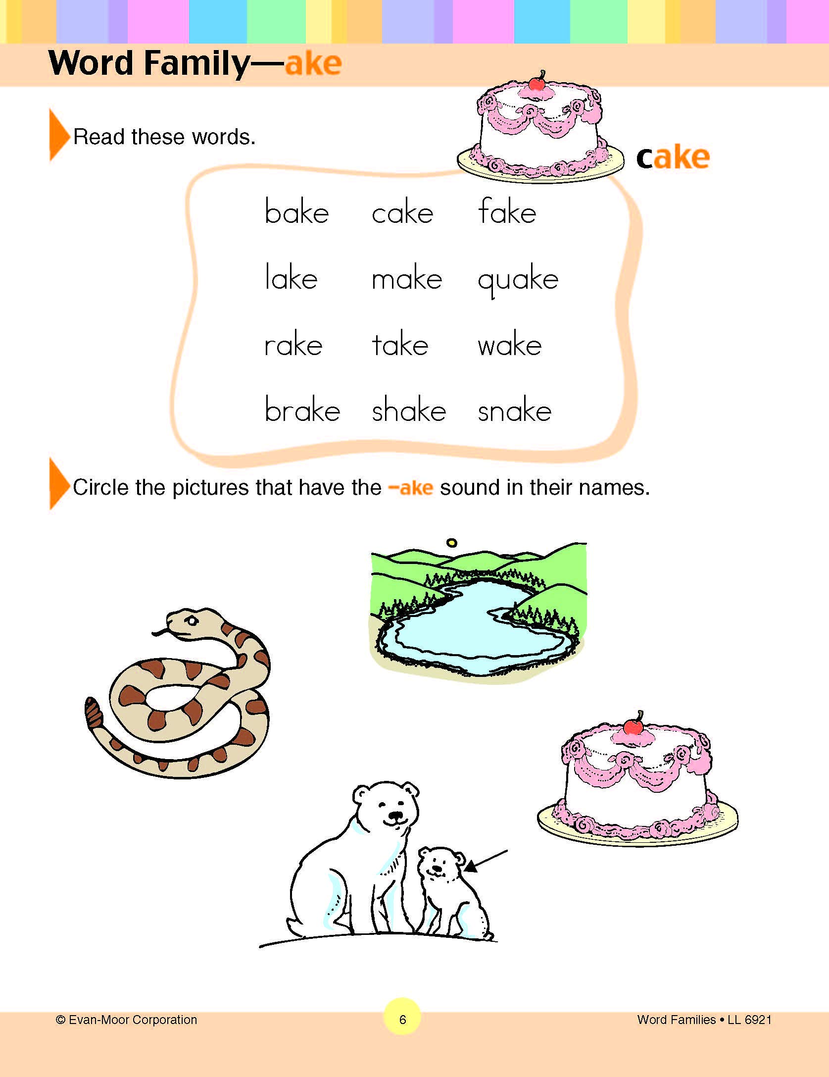 Word Families (Learning Line)