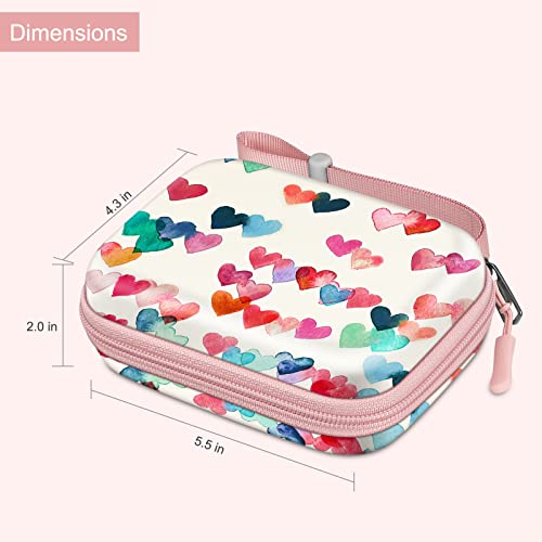 Fintie Protective Case for Canon Ivy Mini/Canon Ivy 2 Mini/Ivy CLIQ/Ivy CLIQ+/ Ivy CLIQ2/ Ivy CLIQ+2 Instant Camera Photo Printer - Shockproof Hard Shell Carrying Case, Emerald Illusions