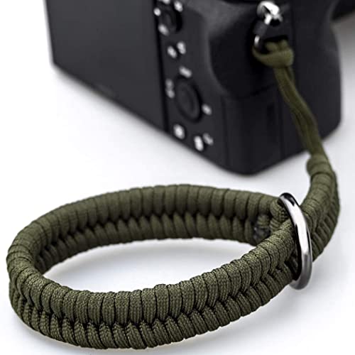 AQAREA Camera Wrist Strap for DSLR Mirrorless Camera, Quick Release Camera Hand Strap with Safer Connector (Green)