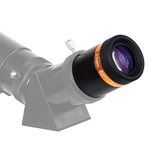 SVBONY Telescope Lens 23mm Telescopes Eyepieces Wide Angle 62 Degree Aspheric Eyepiece Fully Coated Lens for 1.25 inches Astronomic Telescopes