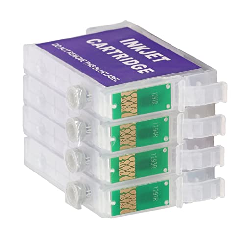 Hilitand 4 Colors Printer Ink Cartridge Office Use Printing Accessory Part Printer Ink Cartridge for Photo Paper Document (T1261/T1262/T1263/T1264)