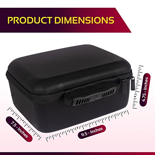Protective Hard Case With Customizable Foam β 9.5 Inch Lightweight Hard Shell Case for Electronics, Cameras, Tablets, Phone & More β 9.5 x 7.5 x 4.75Inches