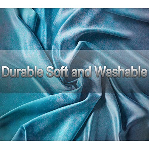 ZTHMOE 7x5ft Fabric Spring Photography Backdrop Easter Garden Floral Background Butterfly Grass Blue Wooden Wall Banner Photo Booth Studio Props