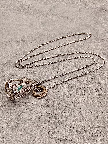joymiao Long Boho Necklace Womens Leather Necklace Birdcage Leather Pendant Necklace Circle Long Choker Necklaces for Women
