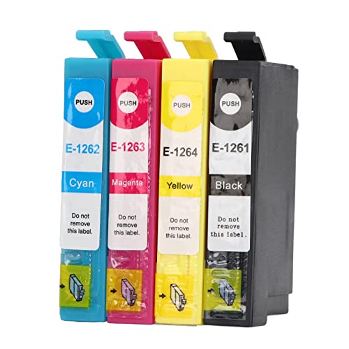 Fafeicy 4PCS Ink Cartridge Replacement for Stylus NX330, 430, for Workforce 520, 60, 435, 545, 630, 633, 635, 645, 840, 845, for WF 3520, 3530, 3540, 7010, 7510, 7520