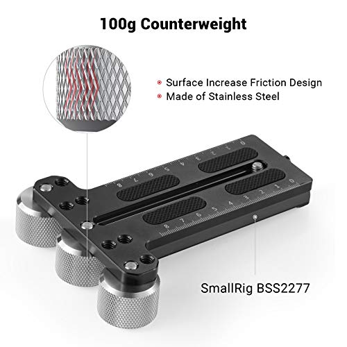 SMALLRIG Removable Counterweight 100g for DJI Ronin S / Ronin RS 2 / Ronin-SC / Ronin RSC 2 and Zhiyun Gimbal Stabilizers β 2284