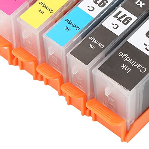 FTVOGUE 970β971 Multi Colors Ink Cartridge Replacement Inkjet Printer Cartridges for PIXMA MG5790 MG5795 (BK BK C M Y 5 Colors)