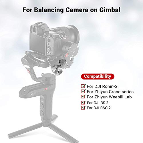 SMALLRIG Removable Counterweight 100g for DJI Ronin S / Ronin RS 2 / Ronin-SC / Ronin RSC 2 and Zhiyun Gimbal Stabilizers β 2284