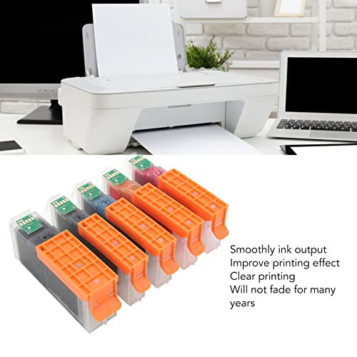 FTVOGUE 970β971 Multi Colors Ink Cartridge Replacement Inkjet Printer Cartridges for PIXMA MG5790 MG5795 (BK BK C M Y 5 Colors)