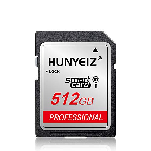 512GB SD Card Class 10 High Speed Secure Digital Memory Card for Vlogger, Filmmaker, Photographer & Content Curator(512GB)