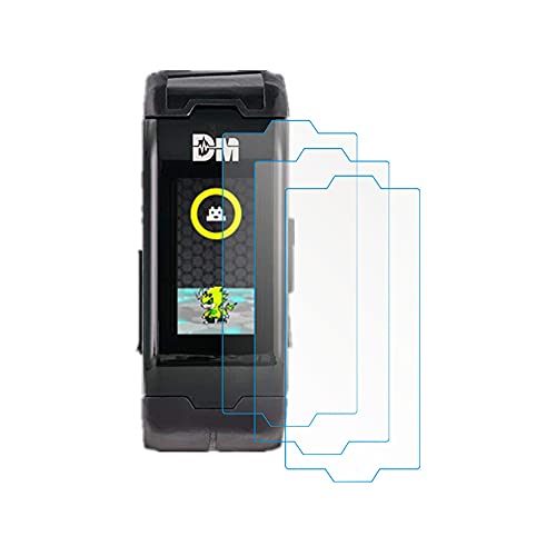 Mihence Compatible for Bandai Vital Bracelet Digital Monster ver.Black Screen Protector, HD Premium Real Screen Protector for Bandai Vital Hero Digimon / Bracelet Digital Monster ver.White / Black [ 3PCS ] [ TPU ]