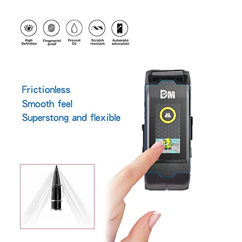 Mihence Compatible for Bandai Vital Bracelet Digital Monster ver.Black Screen Protector, HD Premium Real Screen Protector for Bandai Vital Hero Digimon / Bracelet Digital Monster ver.White / Black [ 3PCS ] [ TPU ]