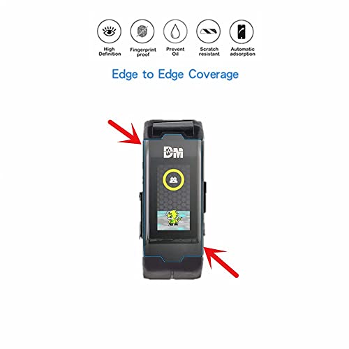 Mihence Compatible for Bandai Vital Bracelet Digital Monster ver.Black Screen Protector, HD Premium Real Screen Protector for Bandai Vital Hero Digimon / Bracelet Digital Monster ver.White / Black [ 3PCS ] [ TPU ]