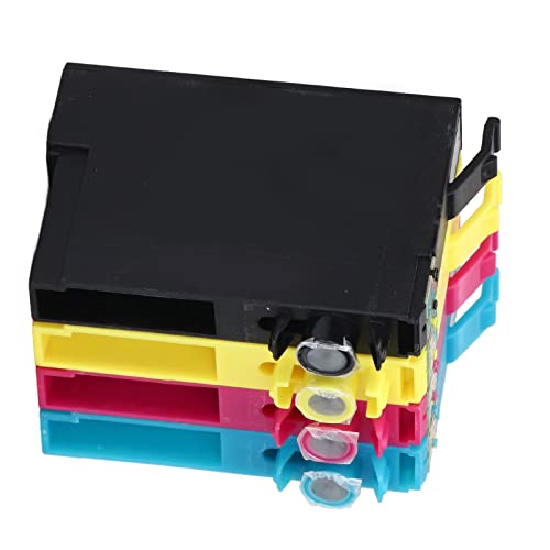 Hilitand 4PCS Printer Ink Cartridge Color Printing Large Capacity Ink Cartridge Replacement for Office Print Photos, Test Papers, Documents