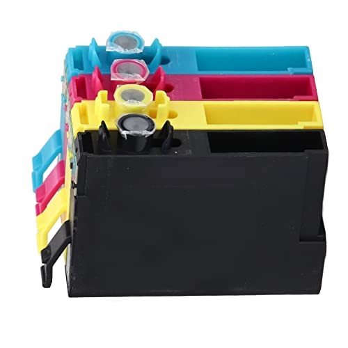 Hilitand 4PCS Printer Ink Cartridge Color Printing Large Capacity Ink Cartridge Replacement for Office Print Photos, Test Papers, Documents
