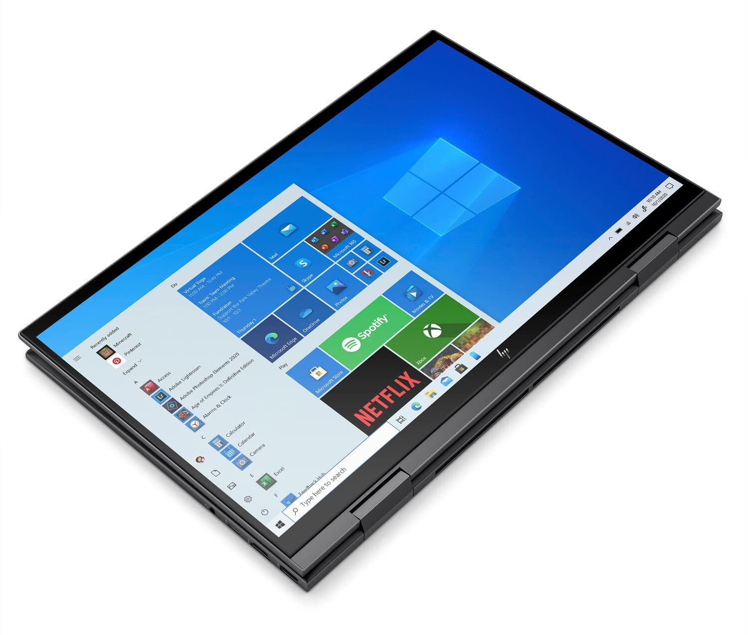 HP Envy x360 Convert 15m-eu0033dx 15.6" Touchscreen AMD Ryzen 5 5500U, AMD Radeon Graphics, 8GB DDR4 RAM, 256GB SSD Storage, Windows 11 Home, BT BL, Nightfall Black (Renewed)