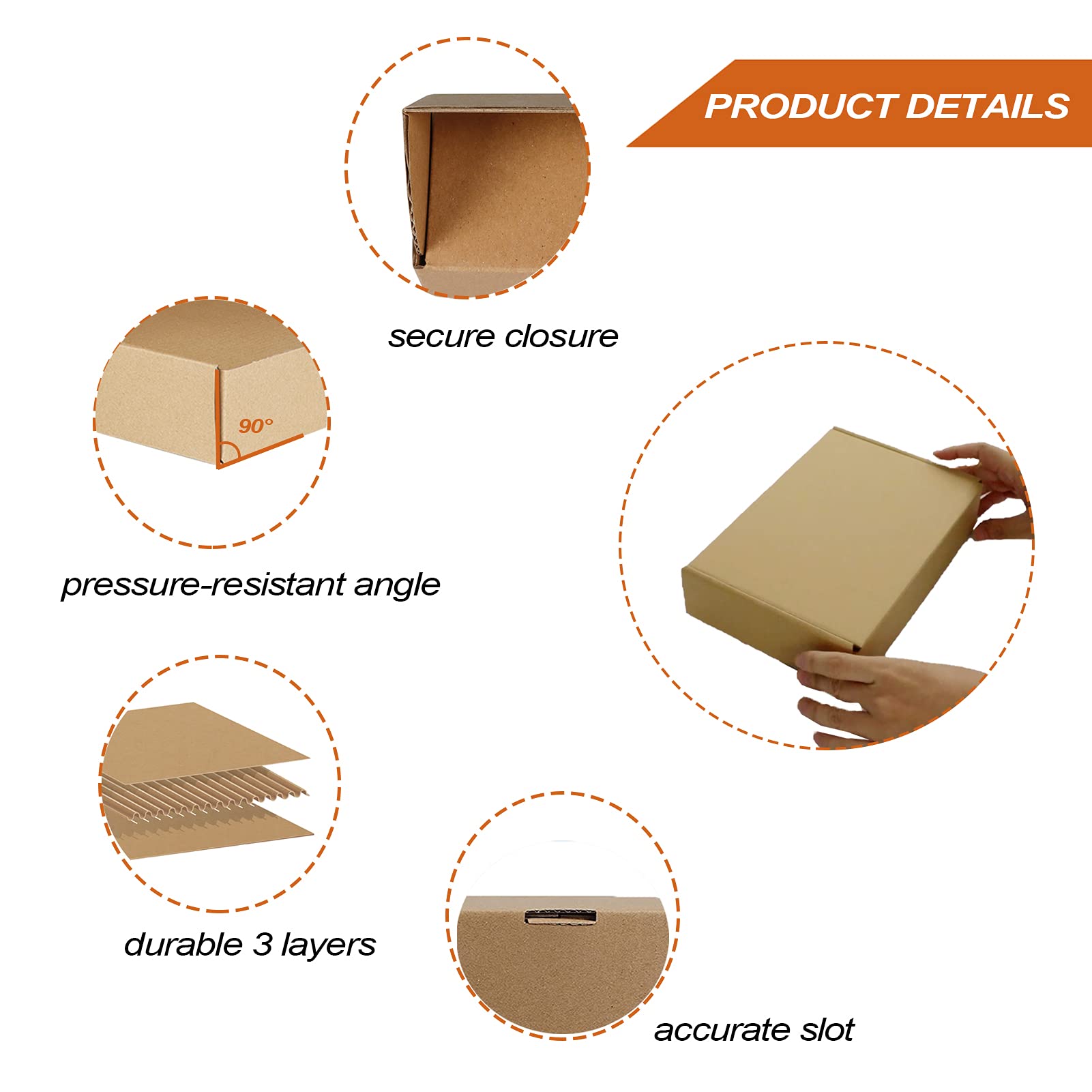 PHAREGE 9x6x2 inch Small Blue Shipping Boxes 25 Pack, Gift Boxes with Lids for Wrapping Holiday Birthday Party Presents, Cardboard Mailer Box for Packaging Mailing Small Business