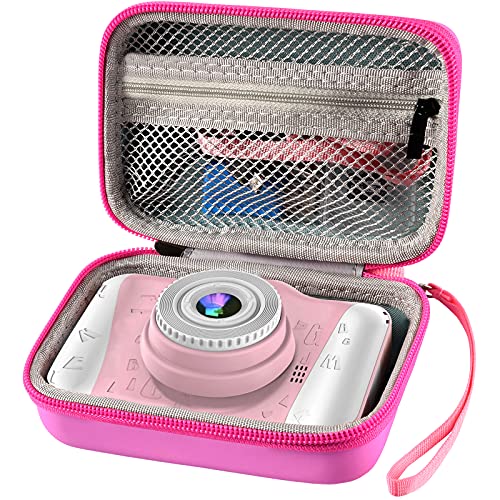 Case for WOWGO for Coolwill for Seckton for SUZIYO for OMZER for Ourlife Digital Camera, Children's Video Camera Storage Organizer for TF Card, USB Charger Cable, Stickers and Accessories (Box Only)