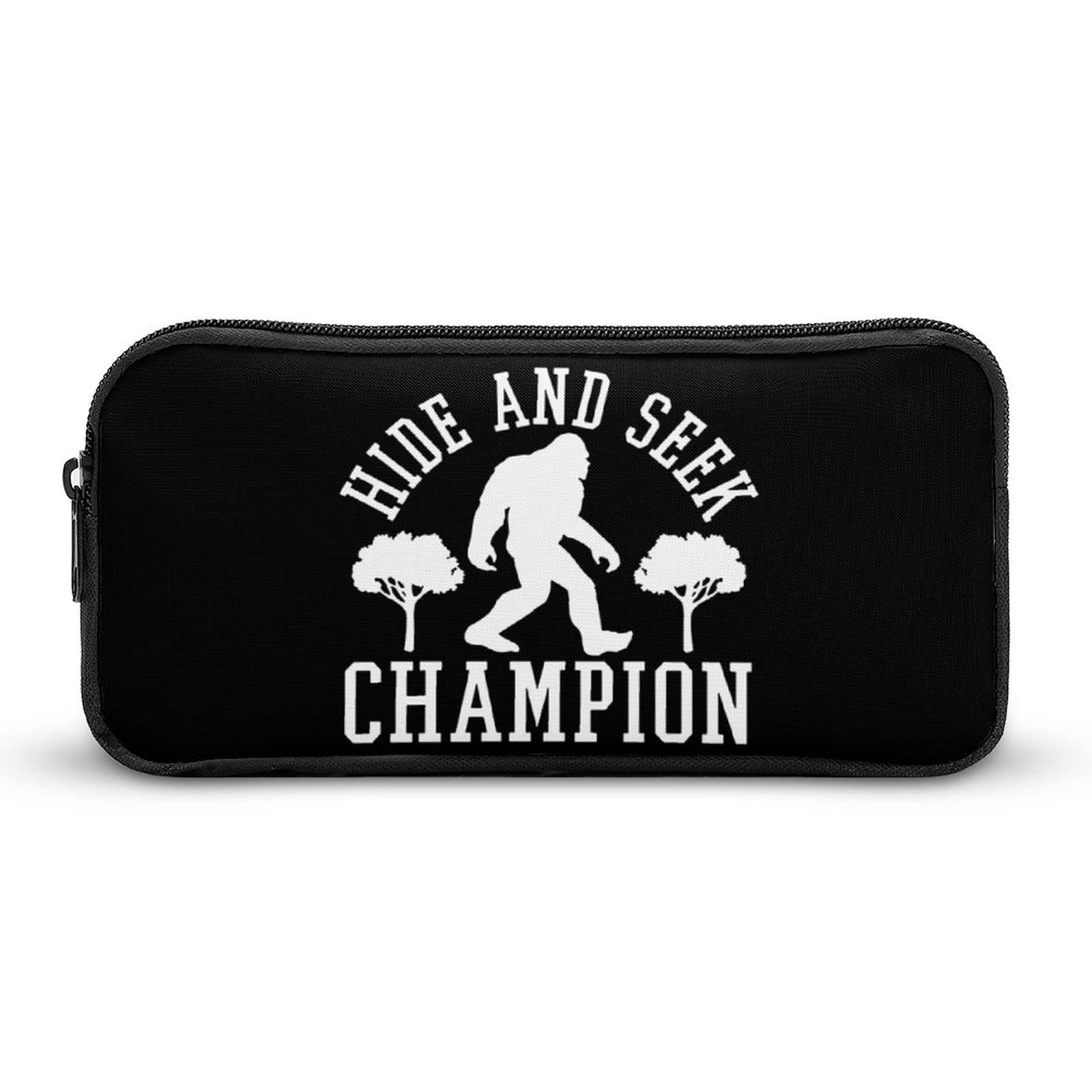 Bigfoot Pencil Case Stationery Pen Pouch Portable Makeup Storage Bag Organizer Gift