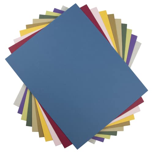 Mat Board Center, 10-Pack 11x14 Uncut Photo Mats Backing Boards - Mixed Color - for Frames, Photos, Pictures and More