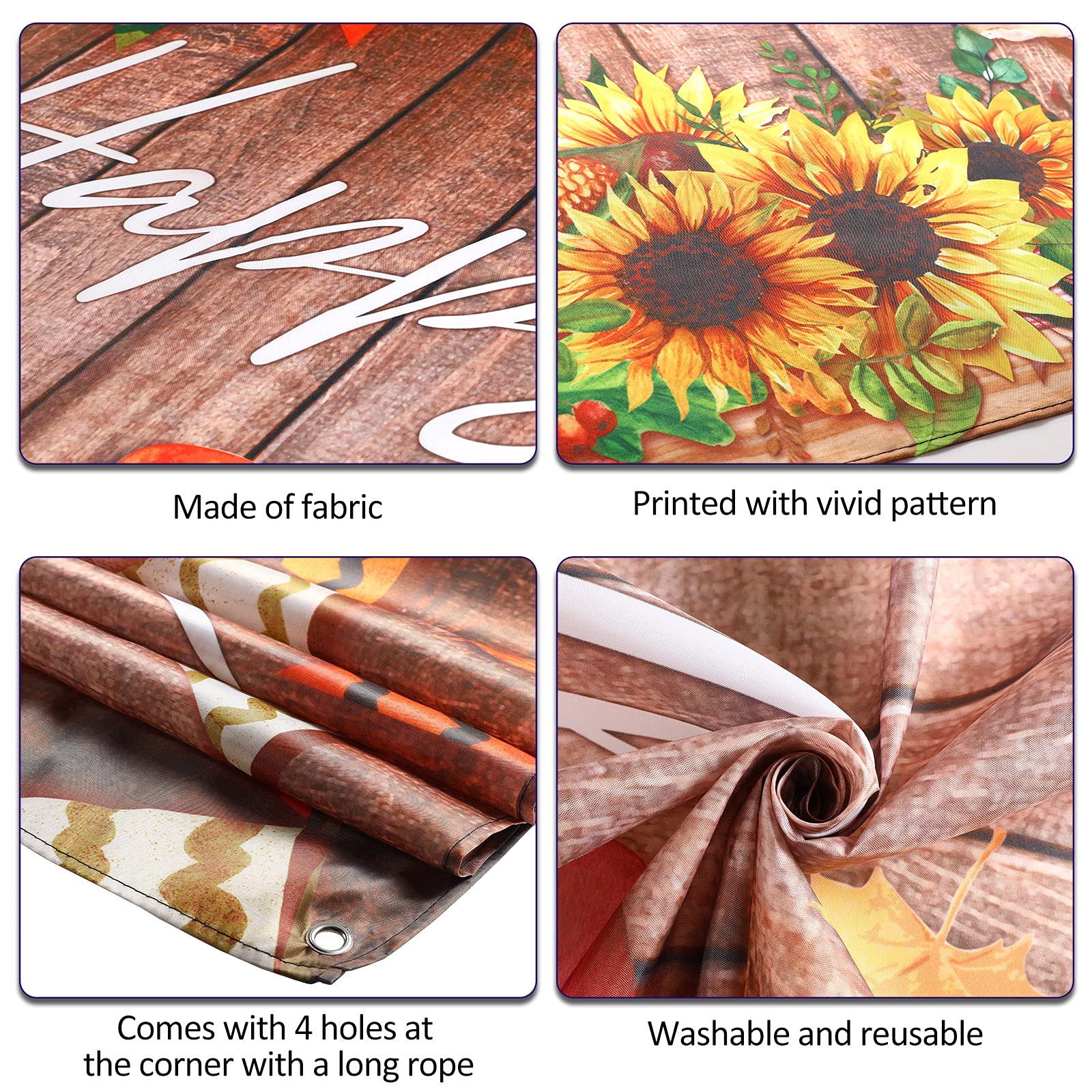 Fall Thanksgiving Party Decorations, Fall Thanksgiving Farmhouse Photography Backdrop Happy Fall Yall Background Rustic Wood Pumpkins Harvest Background Backdrop, 72.8 x 43.3 Inch