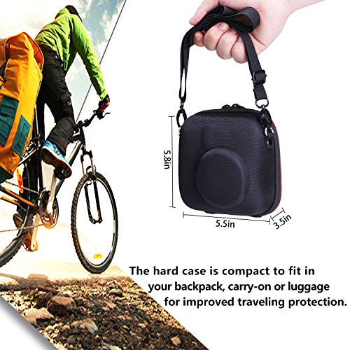 LTGEM Instant Camera Case for Fuji Instax Mini 12/ Fuji Instax Mini 11 / Fuji Instax Mini 10 / Fuji Instax Mini 9 / Fuji Instax Mini 8 Instant Camera (Case one only !)