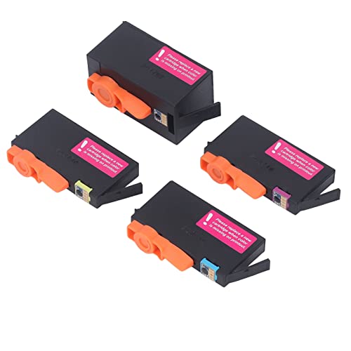 Fafeicy Ink Cartridge,4 Color Refill Cartridge Replacement Desktop Photo Printers for Officejet