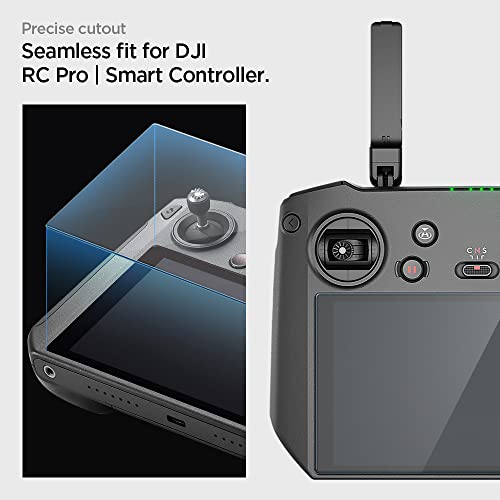 Spigen Tempered Glass Screen Protector [Glas.tR Slim] designed for DJI RC Pro/DJI Smart Controller - 2 Pack