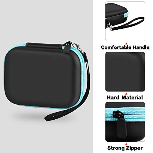 Kids Camera Case for VTech KidiZoom Creator Cam HD Video Camera/ for KODAK Printomatic Digital Instant Print Cameras Toys, Carrying Storage Organizer Bag Also Holds Tripod Accessories(Box Only-Black