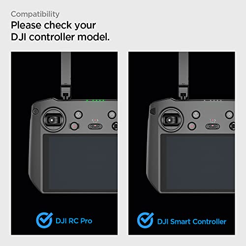 Spigen Tempered Glass Screen Protector [Glas.tR Slim] designed for DJI RC Pro/DJI Smart Controller - 2 Pack