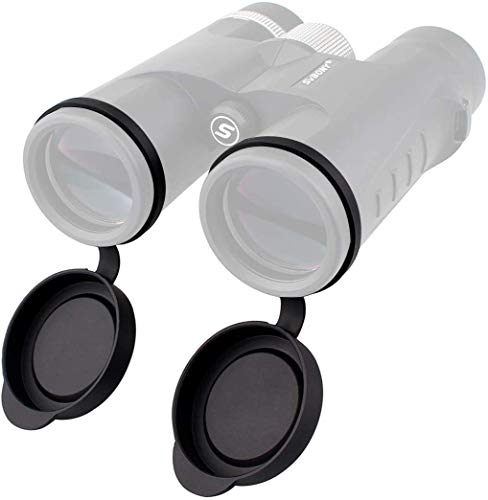 SVBONY Protective Rubber Objective Lens Caps for Fits Binoculars with Outer Diameter 52-54mm