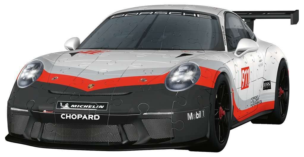 Ravensburger Porsche GT3 Cup 3D Jigsaw Puzzle for Kids Age 8 Years Up - 108 Pieces - No Glue Required