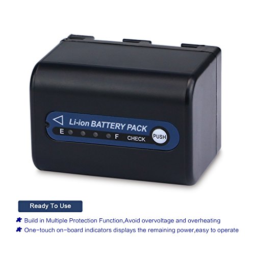 melasta 7.2V 3000mah Li-ion NP-QM71 Battery Compatible with Sony Camcorder NP-QM70 QM71D NP-FM50 NP-FM30 NP-FM70 NP-FM71 NP-FM90 Camera