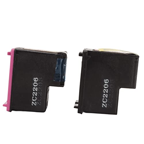Ink Cartridges for OfficeJet, 2pcs Ink Cartridges Printer 62XL Color Black Print Cartridge Replacement for for OfficeJet 200 258 5540 5542 5640 7640 Printer