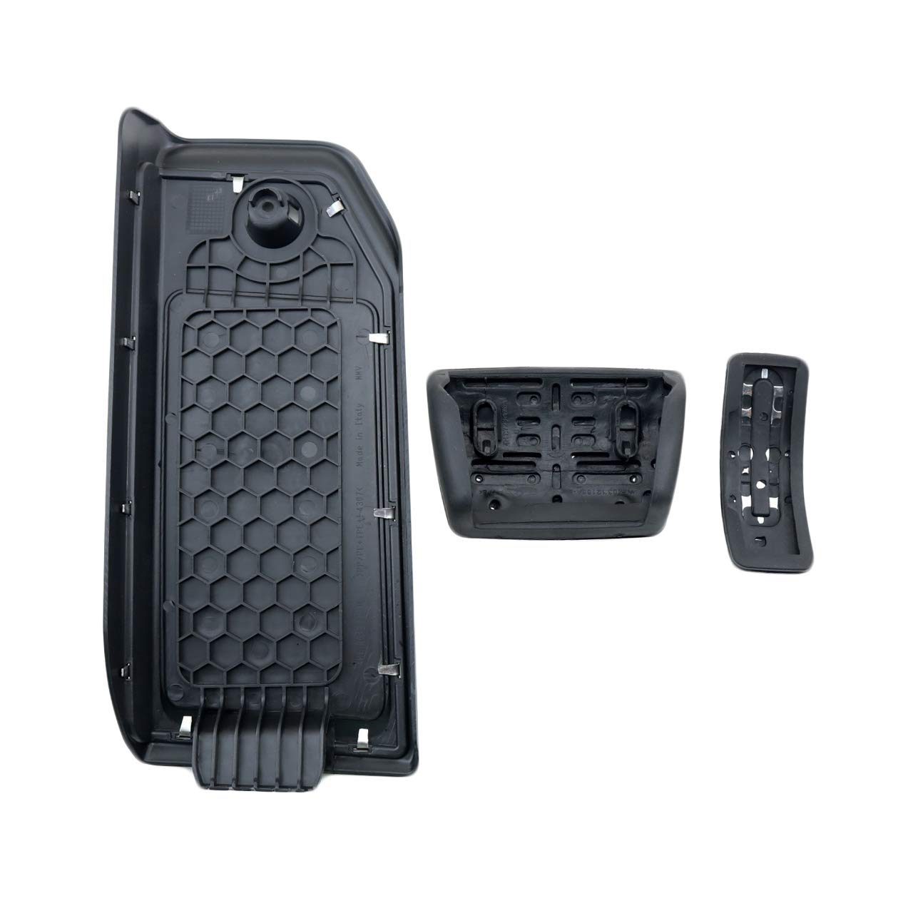 MYMOCCY Gas Accelerator Brake Footrest Pedal Cover Compatible for Q7 Q8 2017-2024, Compatible for Porsche Cayenne 2020-2024, Compatible for Touareg 2019-2024 Accessories No Drill
