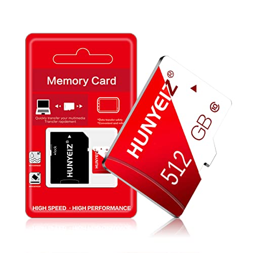 512GB Memory Card Micro SD Card 512GB High Speed Class 10 for Android Smartphone/Camera/Tablet and Drone(512GB