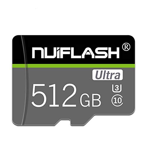 512GB Micro SD Card Class 10 TF Memory Card High Speed Memory Card for Smartphone,Camera,PC,Mac,Drone,Portable Gaming Devices(512GB)