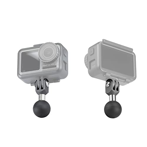 FANAUE GB-01 Action Camera Universal Ball Adapter Interface 1" Ball Assembly,Compatible with GOPRO Hero 9/10/11 and Other Brands of Action Cameras