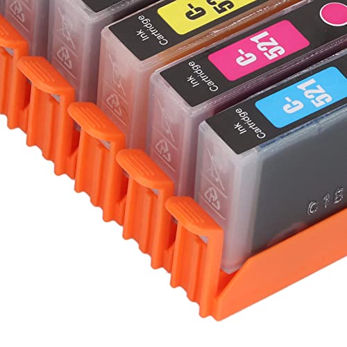 Hilitand Ink Cartridge ABS Printer Cartridge with Ink for Office, Schools, Trade Building Printing Photos, Test Papers, Documents (BK BK C M Y GY 6 Colors)