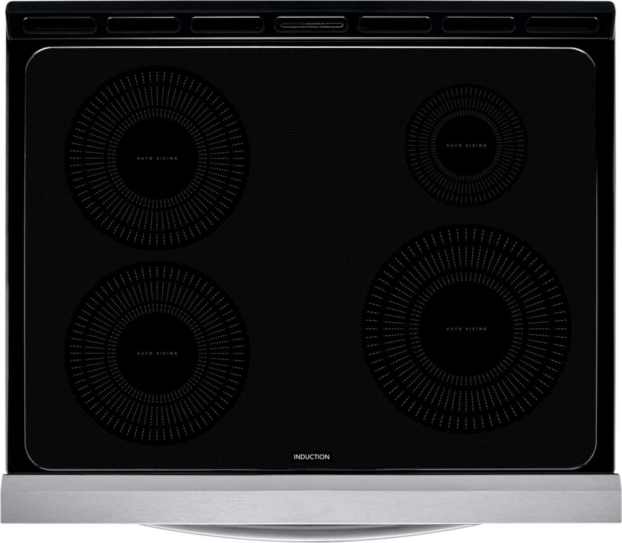 Frigidaire FGIH3047VF 30" Gallery Series Induction Range with Air Fry 4 Elements 5.4 cu. ft. Oven Capacity Self Clean with Steam Clean Option Star K ADA Compliant in Stainless Steel
