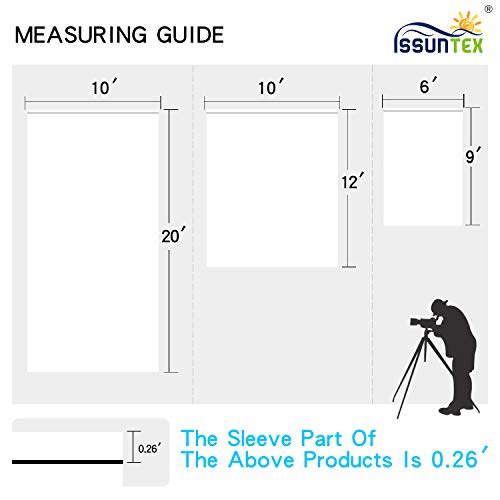 ISSUNTEX 6X9 ft Background Muslin Backdrop, Photo Studio, Collapsible High Density Screen for Video Photography and Television-White