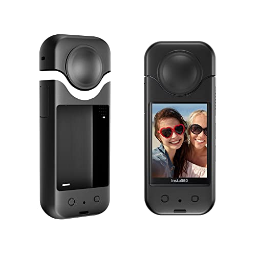 Tomat 3 in 1 Accessories Bundle for Insta360 X3, Silicone Case, Screen Tempered Film, Carrying Case Accessories kit for Insta360 X3 Camera