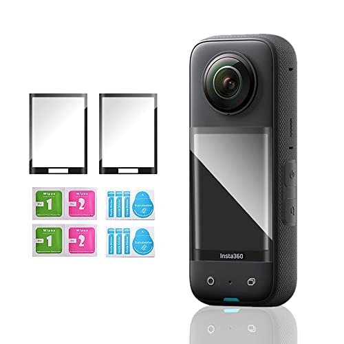 Tomat 3 in 1 Accessories Bundle for Insta360 X3, Silicone Case, Screen Tempered Film, Carrying Case Accessories kit for Insta360 X3 Camera